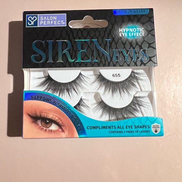 Salon Perfect | Makeup | Nib Eyelashes Siren Eyes 2 Pairs In Box | Poshmark